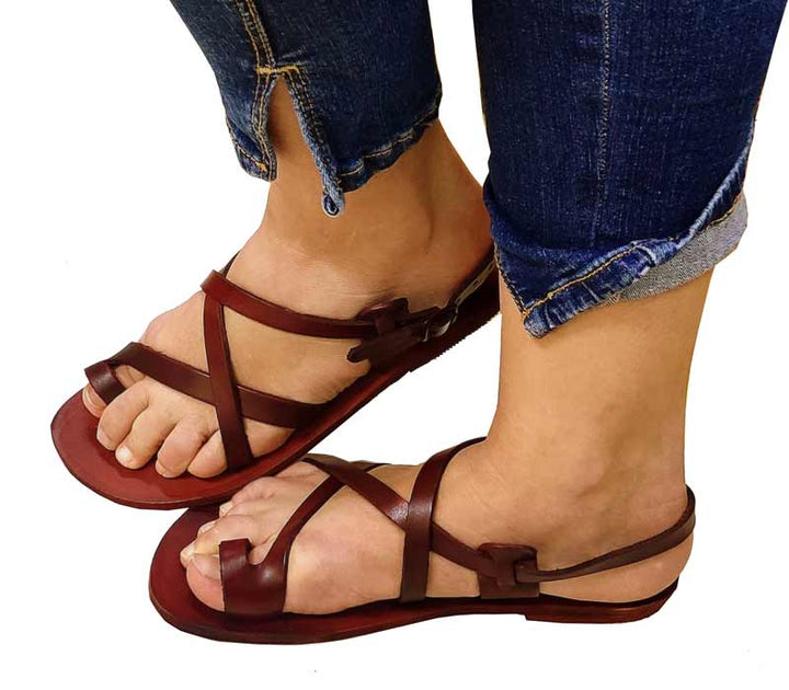 Jerusalem leather Sandals, Slippers – Jerusalem Spirit - Gift store